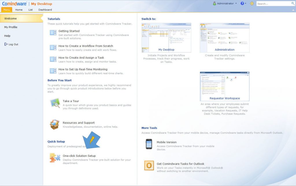 How to set up a business process and manage it from Outlook - guide