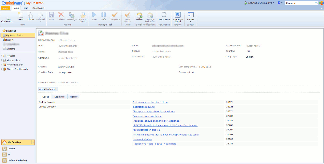 Using Web-Services API: SalesForce Integration with Comindware Tracker