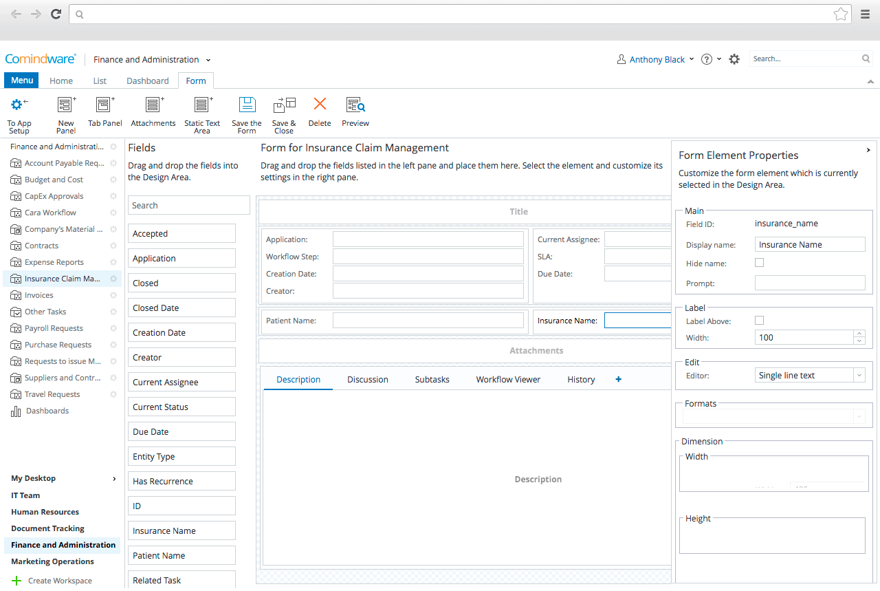 Insurance Claim Management Software - CMW Lab