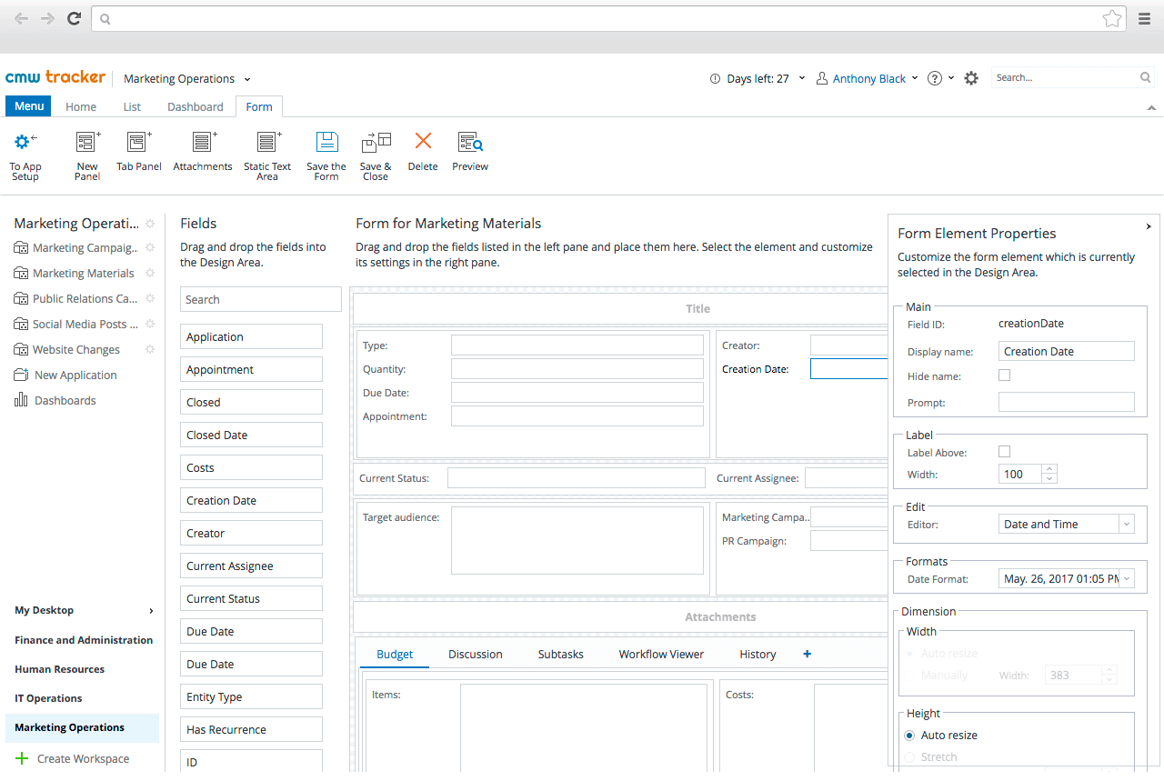 Business Process Automation Software - CMW Lab